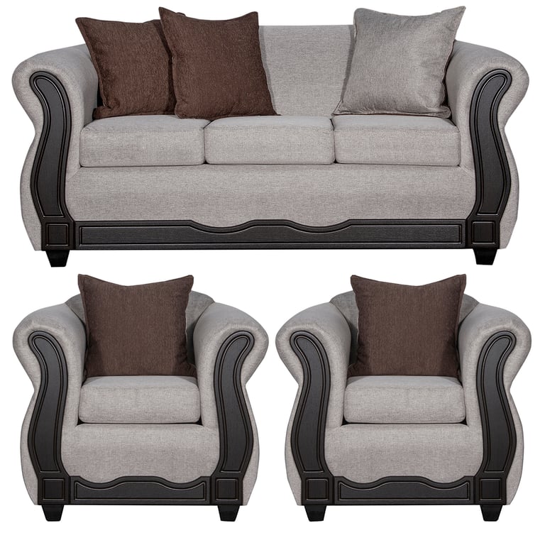 GENERICO Juego de Living 3 1 1 Barcelona Beige | falabella.com