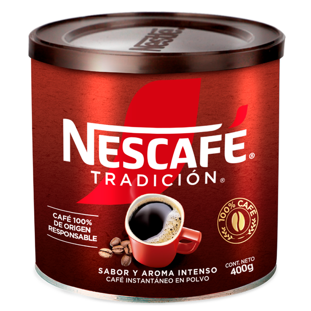 NESCAFE Café Instantáneo Nescafé Tradición Lata 400 G | falabella.com