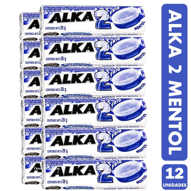 ARCOR Alka 2 Sabor Mentol Eucalipto Y Menta display 12unidades ...