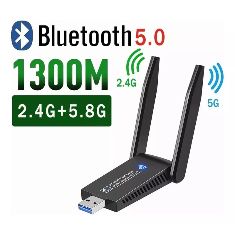 ORILWAYO Antena Wifi Inalámbrica Bluetooth Usb30 1300mbps | falabella.com