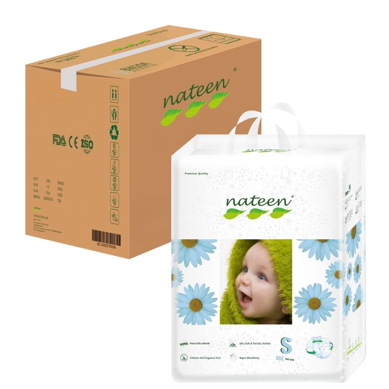 NATEEN Pañal Ecológico Nateen S - 160 unidades | falabella.com