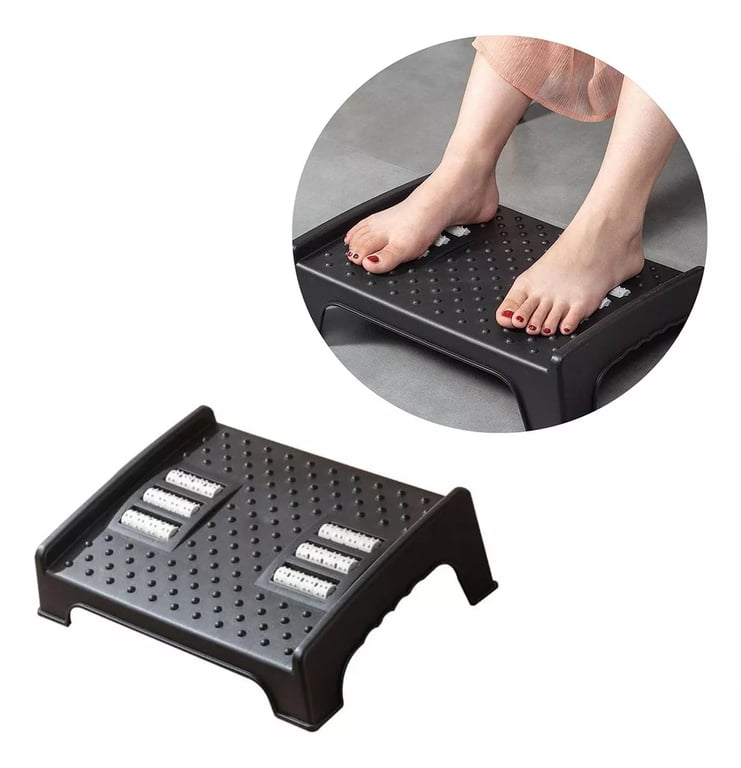 KUANGYE Descansa Pies Para Escritorio, Masajeador Ajustable 6 Nivel ...
