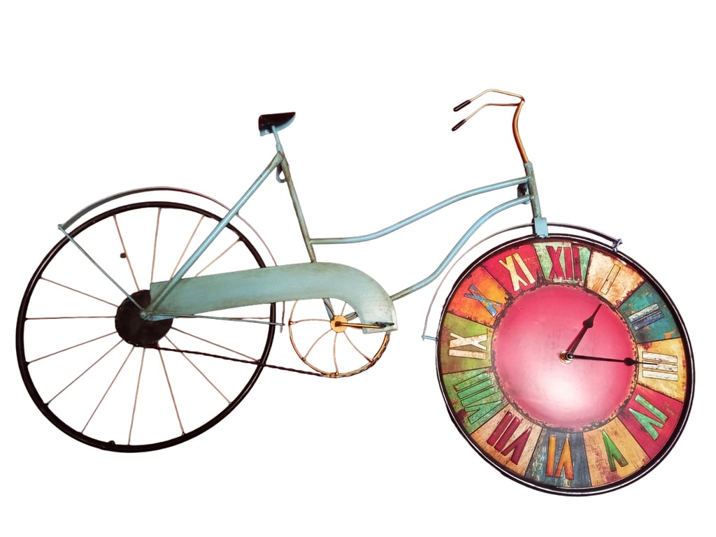GENERICO RELOJ DE PARED DISEÑO BICILETA. | falabella.com