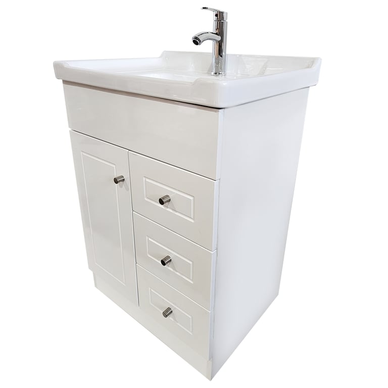 MODERN SPACE Kit Mueble Vanitorio 60x47 Cm Termolaminado Blanco con ...