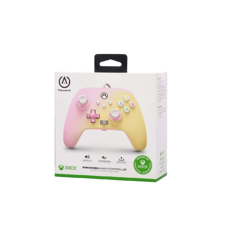 POWER A Control PowerA Enhanced Wired - Pink Lemonade - Xbox S/X ...