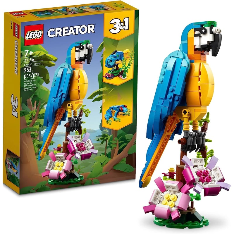 LEGO Lego Creator 3 En 1 De 253 Piezas - Loro Exótico | falabella.com