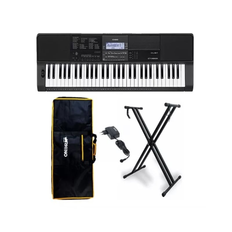 CASIO Pack Teclado Casio Ct-x800 con Funda y Atril Doble | falabella.com