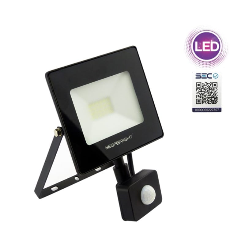 MEGABRIGHT Foco Halogeno LED de 20 Watts Con Sensor de Movimiento, Luz ...