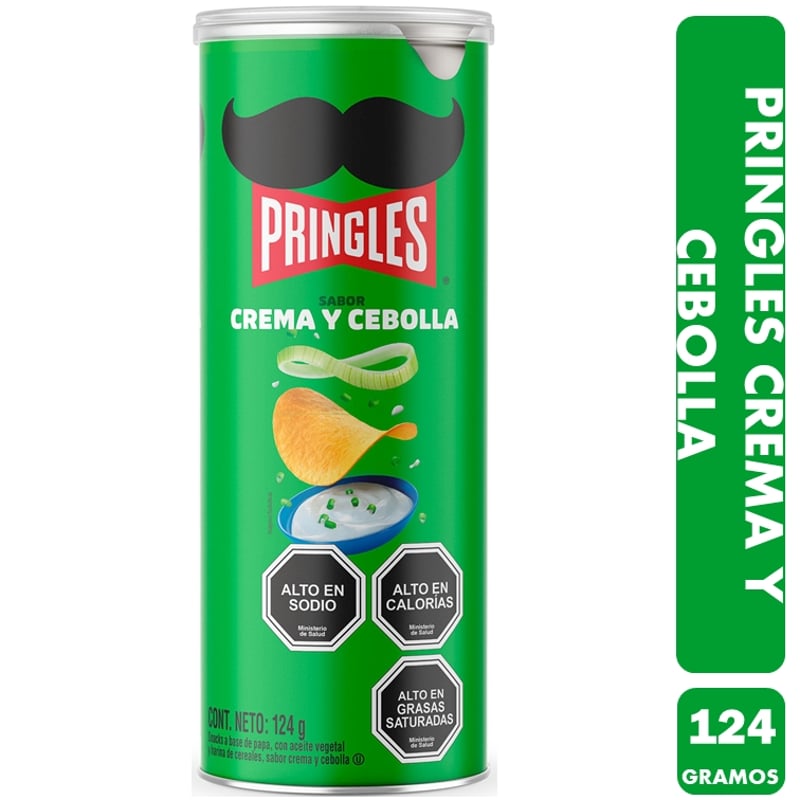 GENERICO Papas Fritas Sabor Crema Y Cebolla - Marca Pringles 124 Gr ...