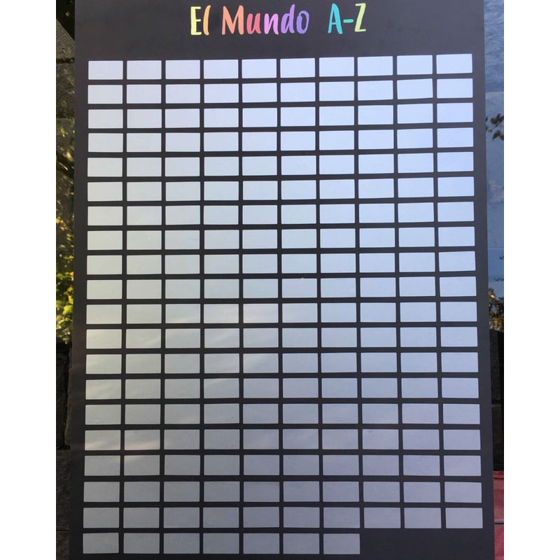 GENERICO MUNDO A-Z MAPA RASPE MAPA A-Z MAPAS DEL SUR | falabella.com