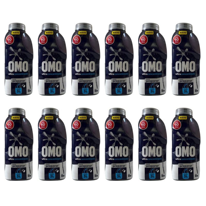 OMO DETERGENTE PACK 12 UNIDADES OMO DILUIR 500 ML | falabella.com