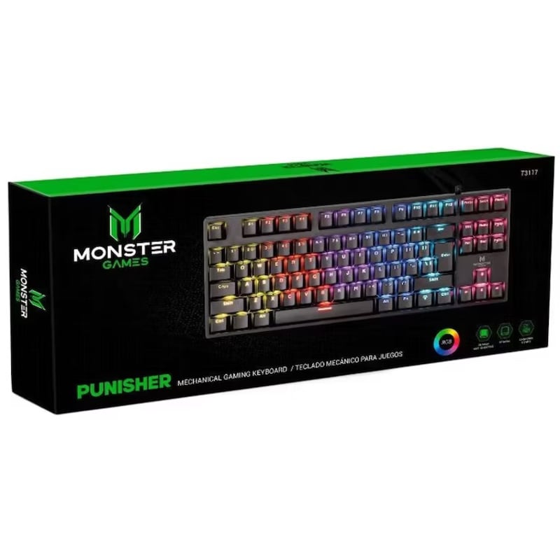 MONSTER MECHANICAL KEYBOARD GAMER MONSTER STRATEGY | falabella.com