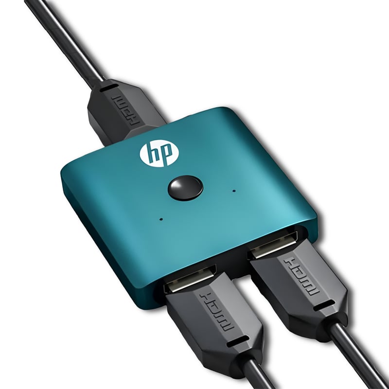 HP Switch HDMI HP 4K Profesional Dual Port HUB HDMI DHC-HD01V - Verde ...