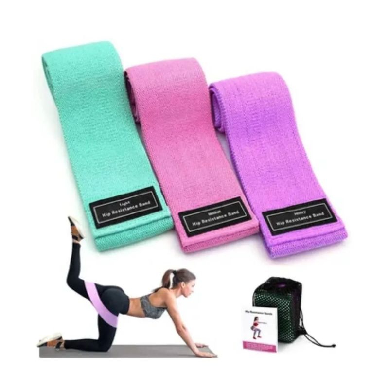 GENERICO Set 3 Bandas Elásticas Resistencia Para Entrenamiento Fisico | falabella.com