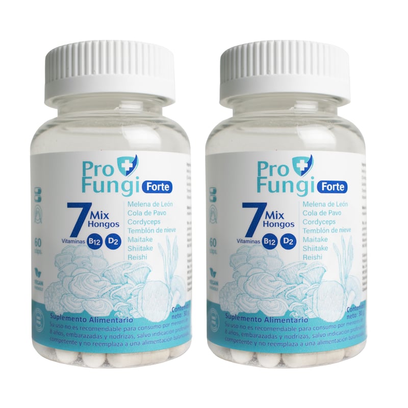 GENERICO PRO FUNGI MIX 7 HONGOS FUNCIONALES 60 CAPS X 2. | falabella.com