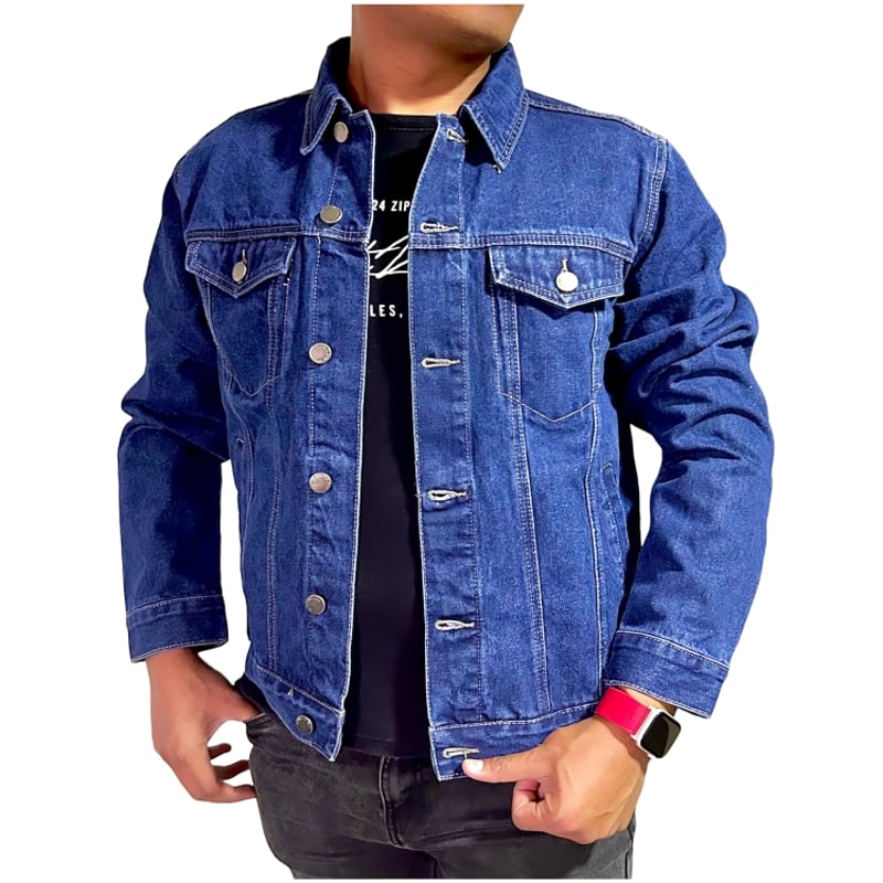 D'JOE Chaqueta Jeans Mezclilla Azul Clasico Hombre | falabella.com