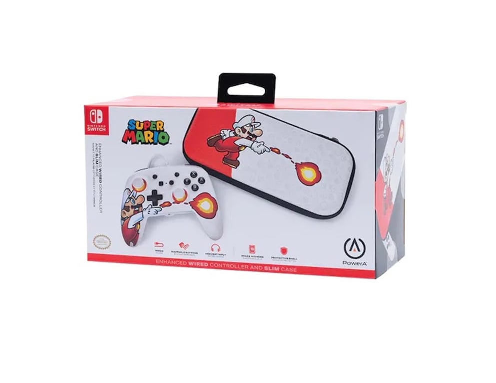 Control Power A Mario Fireball y Bolso - Nintendo Switch | Sodimac ...