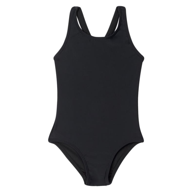 SAMIA Traje de baño básico de niña negro - Negro | falabella.com
