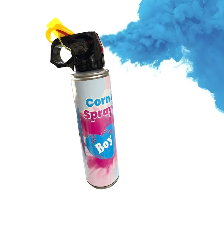 GENERICO Extintor Humo Revelacion De Genero Cañon Polvo Spray Color ...