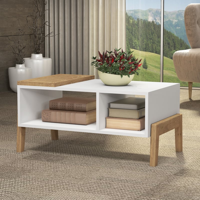 JDO & DESIGN Mesa centro Bristol Jdo Design Blanco cafe | falabella.com