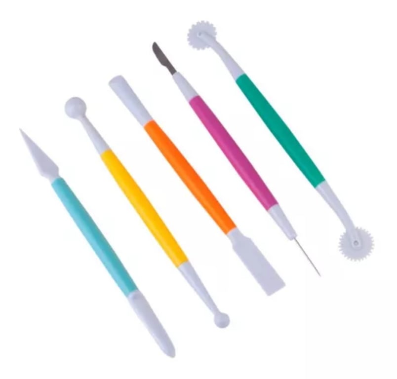 OEM Estecas Para Repostería 5 Piezas Doble Punta Modelar Fondant ...