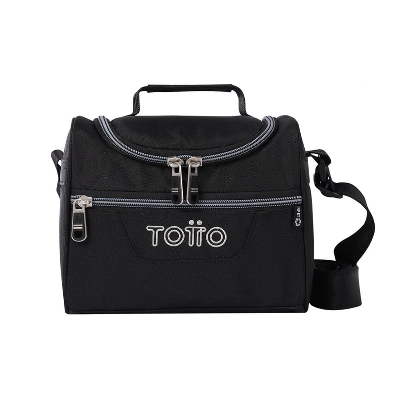 TOTTO Lonchera Bolso Termica Escolar Totto Pizarra RPET Negro ...