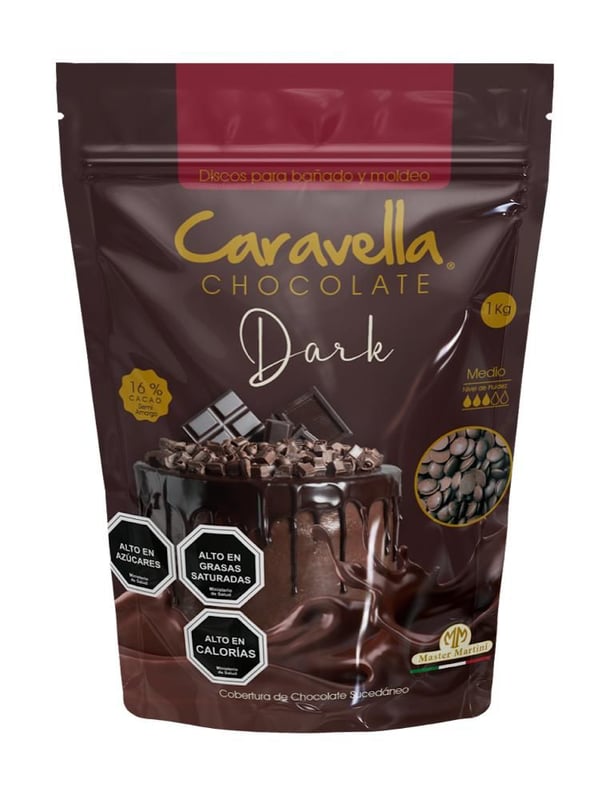 MASTER MARTINI COBERTURA CHOCOLATE CARAVELLA DARK 1 KILO | falabella.com