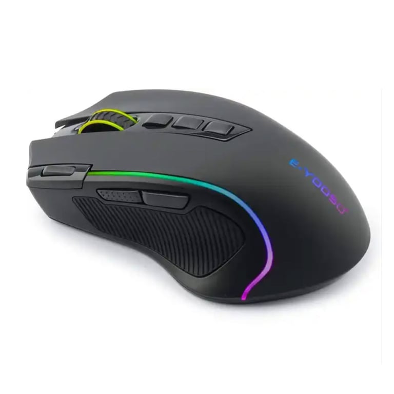 GENERICO Mouse Programable 9 Botones, Rgb, 2,4g, 4000 Dpi E-YOOSO ...