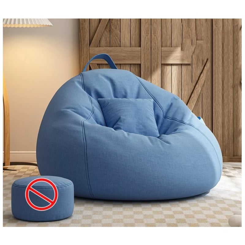 HOMER DESIGN Mini Sofa De Bolsa Puff Xl Para Dormitorio Living 110x130 Cm | falabella.com