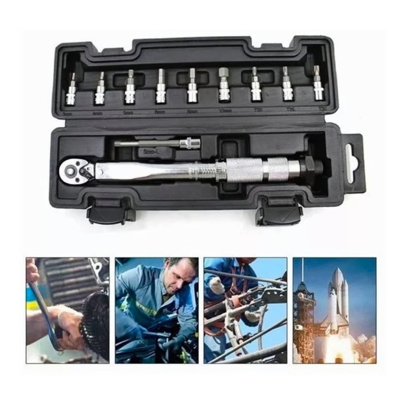 U BUY Llave De Torque Torquimetro 1/4 Pulgada 5 A 25nm -11 Piezas ...