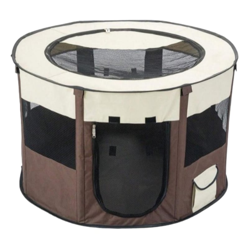 GENERICO Corral Plegable Para Mascota Redondo M | falabella.com