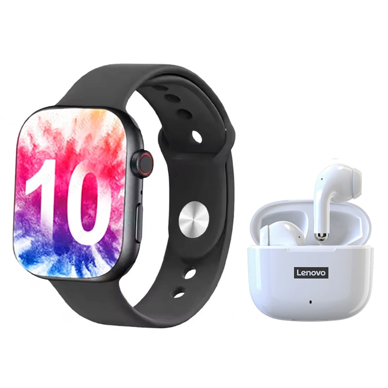 Lenovo LP40 PRO CO Audífonos Bluetooth y S10 reloj inteligente B | Sodimac - Falabella