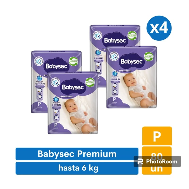 BABYSEC Pañales Babysec Premium P 80 pañales | falabella.com