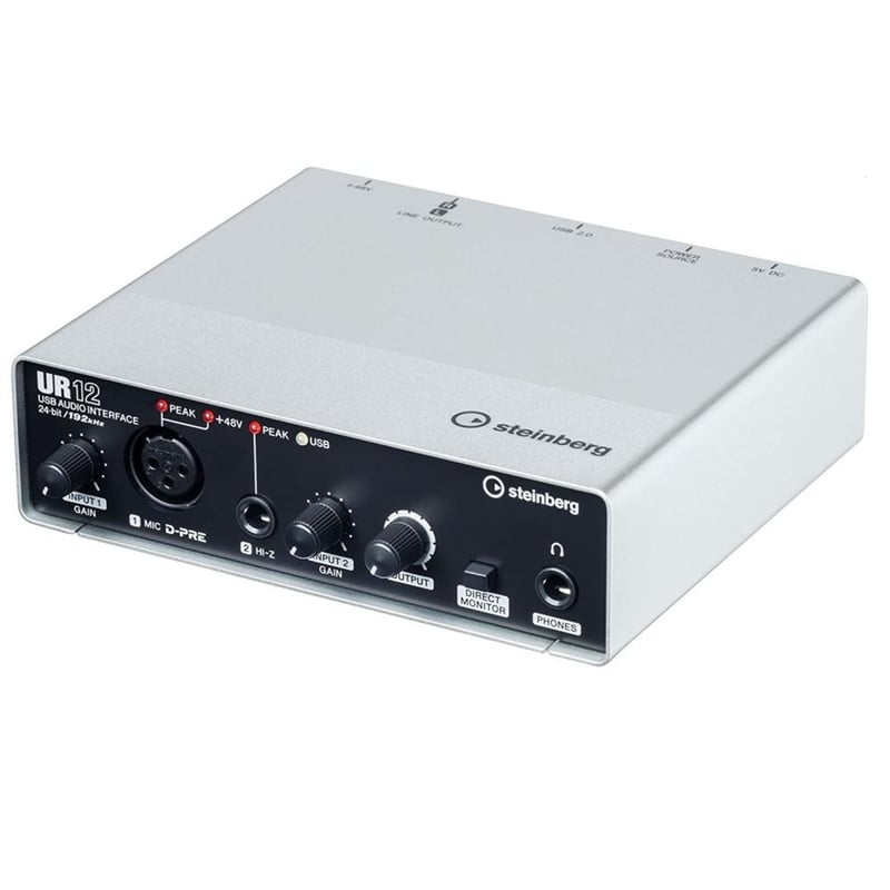 STEINBERG interfaz de audio USB preamplificador Steinberg UR 12 ...