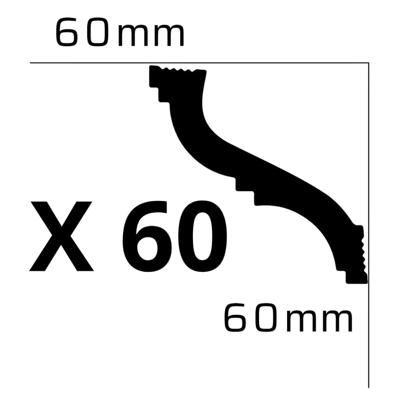 MAROPOR 60 Unidades De Cornisa M60 60x60mm | falabella.com