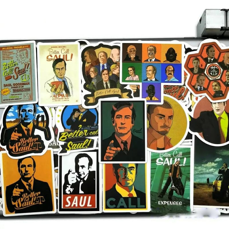 GENERICO Set De Sticker 50 Unidades Better Call Saul Serie Goodman ...