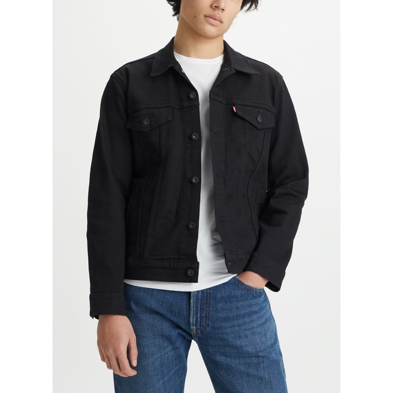 LEVIS Chaqueta Hombre Regular Fit Trucker Negro Levis | falabella.com