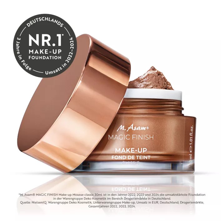 M ASAM MAGIC FINISH Base de Maquillaje Mousse CLASSIC Magic Finish ...