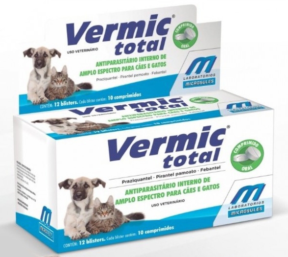 GENERICO VERMIC TOTAL Perro-Gato 10 KGS 120 comprimidos | falabella.com
