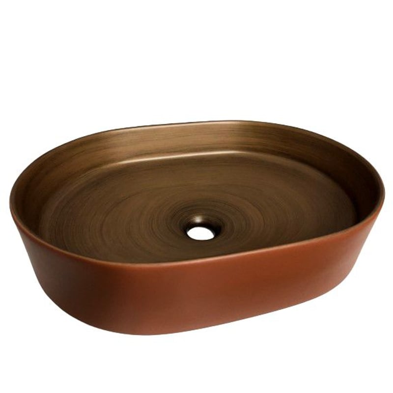 GENERICO Lavamanos sobreponer Koru Designs Desert Sands 57 x 37 x 13,5 ...