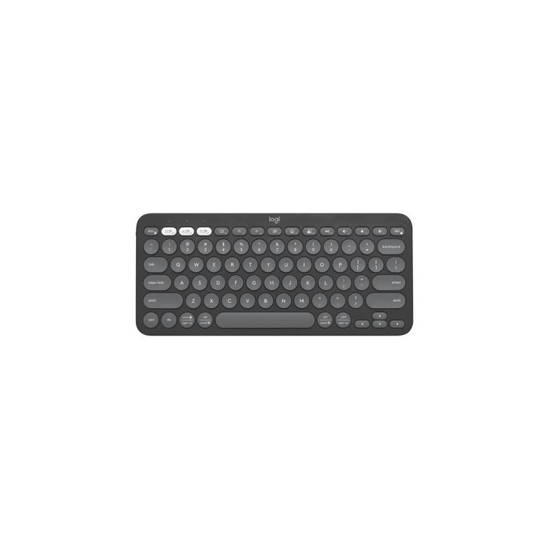 LOGITECH Teclado Logitech Pebble Keys 2 K380 Tonal Graphite Spanish ...