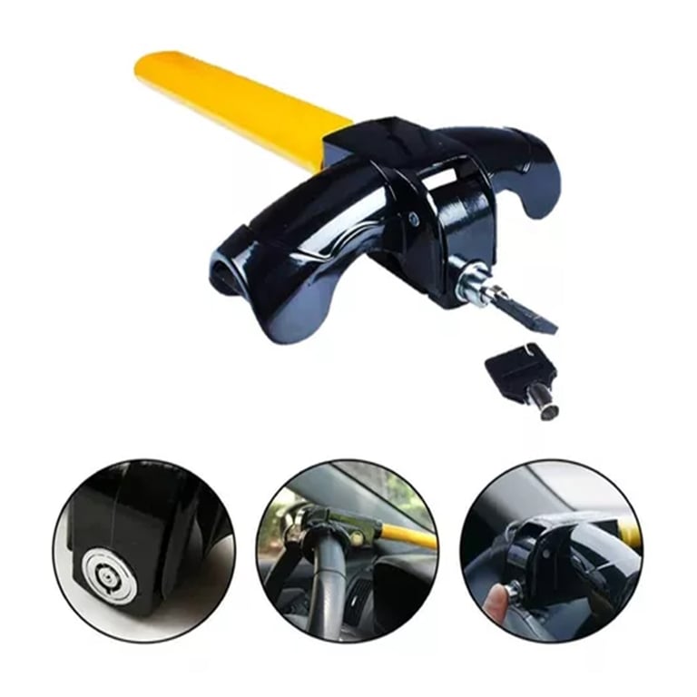 Traba Volantes Anti Robo Tipo T Rotatorio Seguridad Auto | Sodimac ...