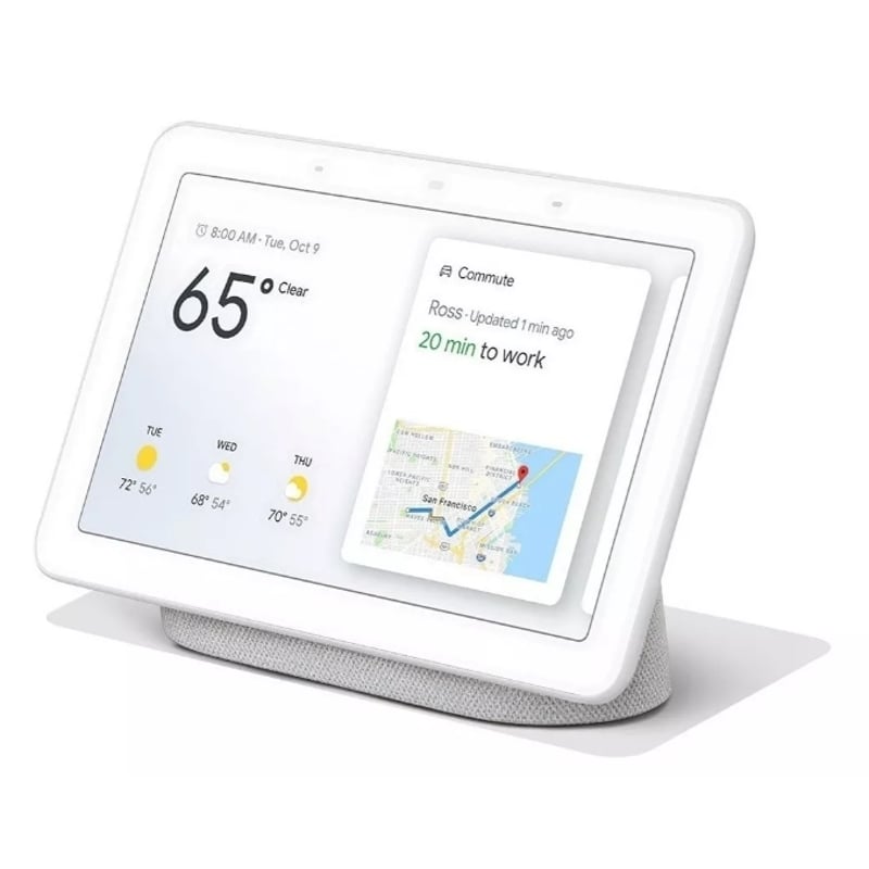 GOOGLE Asistente Virtual Google Nest Hub 2da Geneneración - Blanco ...