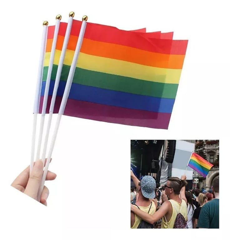 Pack 10 Banderines Pride Orgullo Lgbt Bandera Arcoiris | Sodimac ...