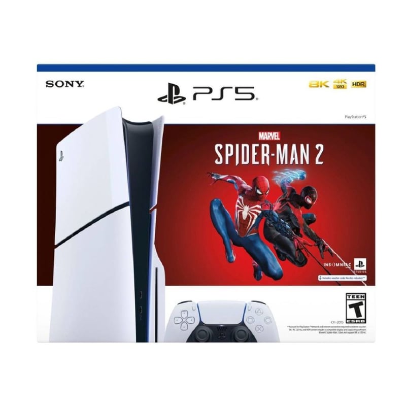 SONY Sony Playstation 5 Slim Disco con SPIDERMAN II | falabella.com