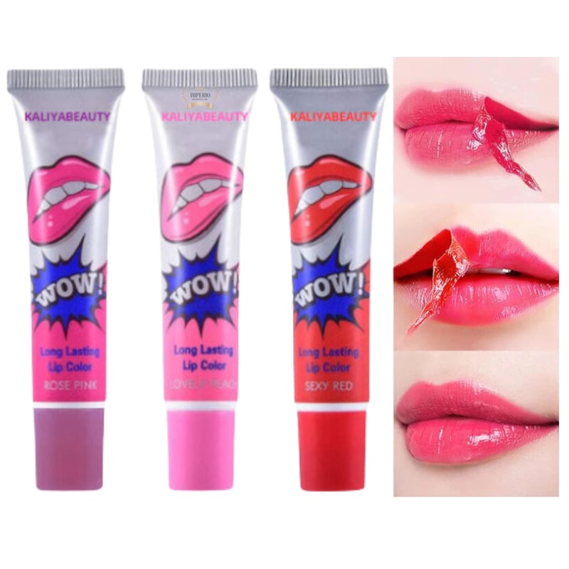 GENERICO Set De 3 Labiales Tintas De Labios 24 Hrs Tonos | falabella.com