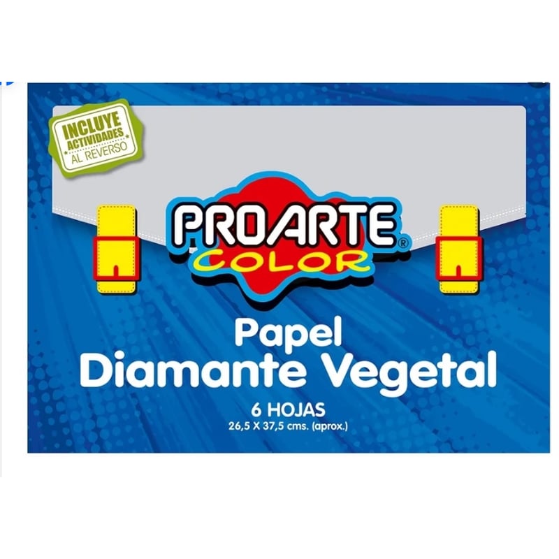 GENERICO Papel Diamante Vegetal 6 Hojas Azul ProArte Color | falabella.com