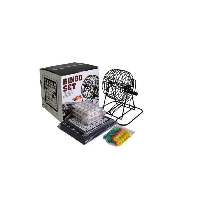 GENERICO Set Bingo Tómbola Juego De Mesa Familiar Cartones | falabella.com