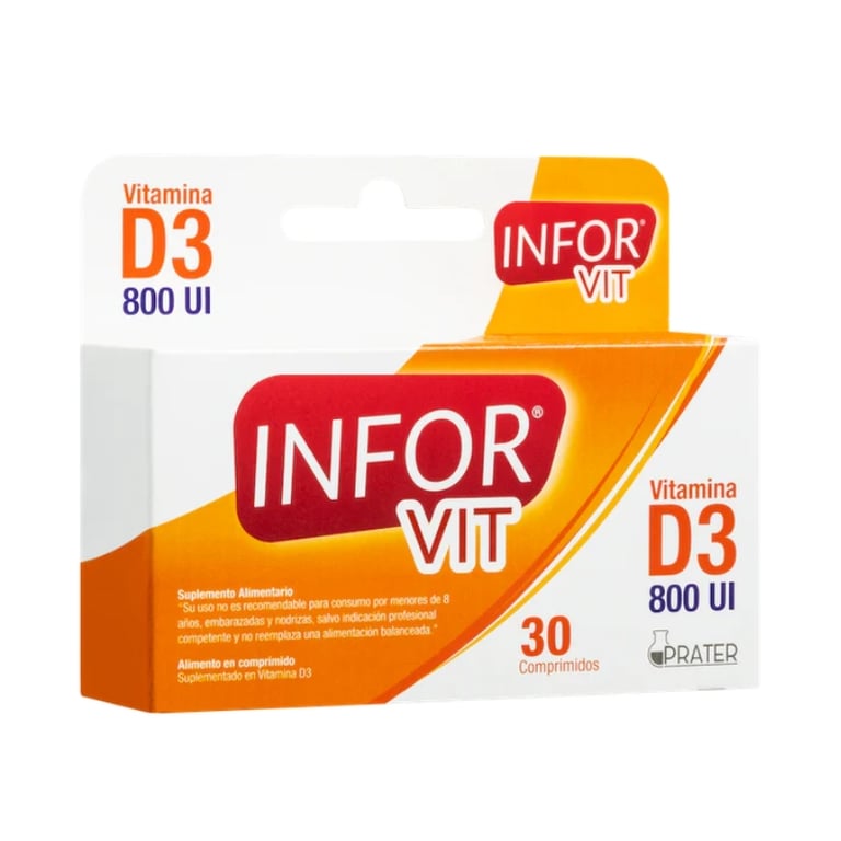 INFOR VITAMINA D3 800 UI - 30 COMPRIMIDOS - INFOR. | falabella.com