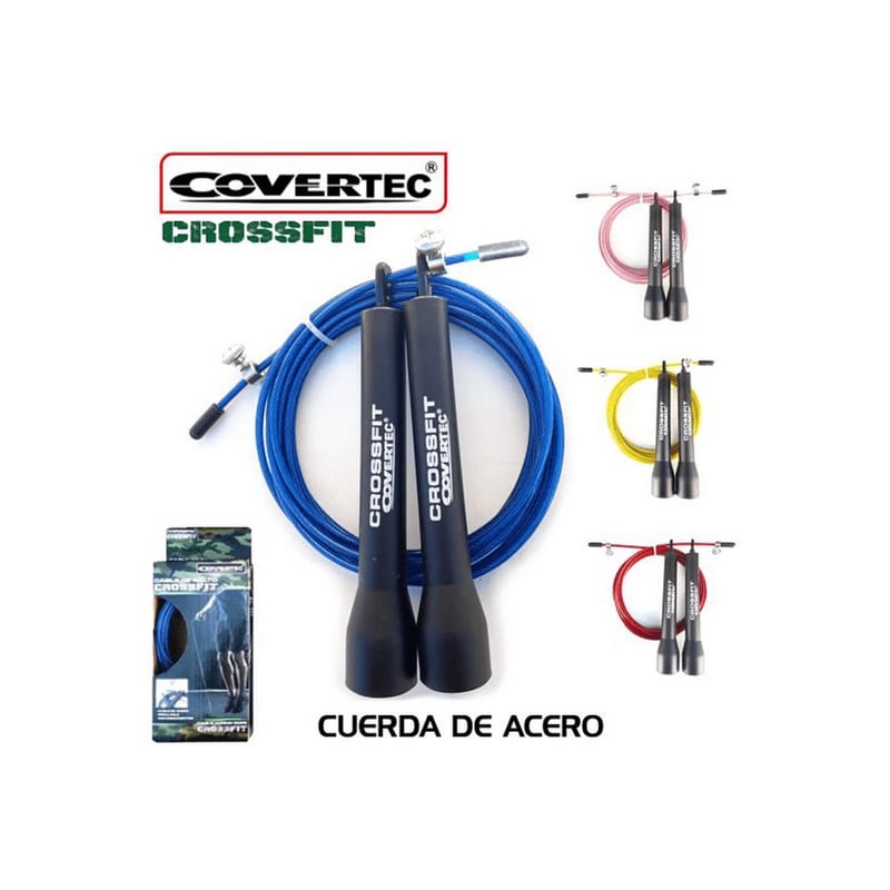 Cuerda de salto de velocidad cable de acero Covertec COVERTEC | Sodimac - Falabella